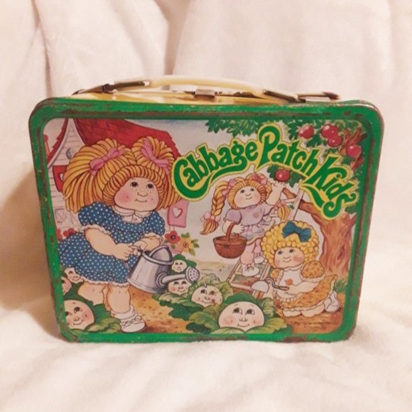 Other | Vintage Cabbage Patch Kids Tin Lunchbox From 1985 | Poshmark